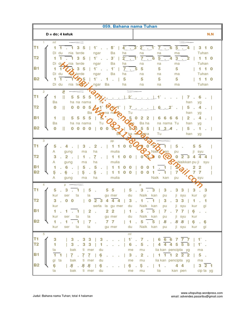 Bahana Nama Tuhan-Unlocked | PDF