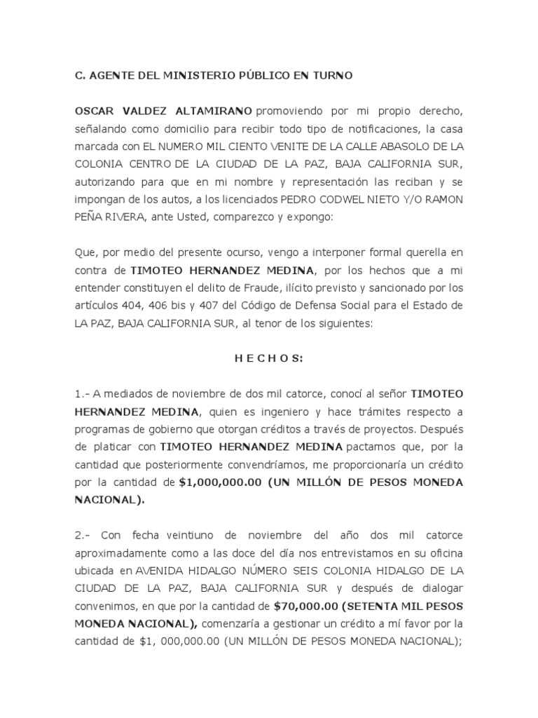 Denuncia de Fraude | Descargar gratis PDF | Queja | Gobierno