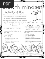 Growth Mindset Self-Talk Guide | PDF