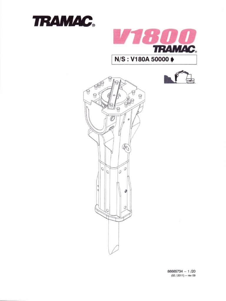 TRAMAC V1800 Parts Diagram 2011 | PDF | Machines | Mechanical Engineering