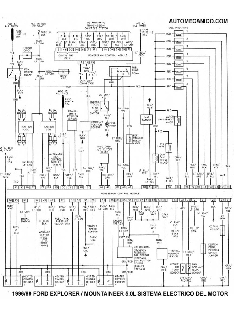 Diagrama Electrico Ford Explorer 96 99 Pdf