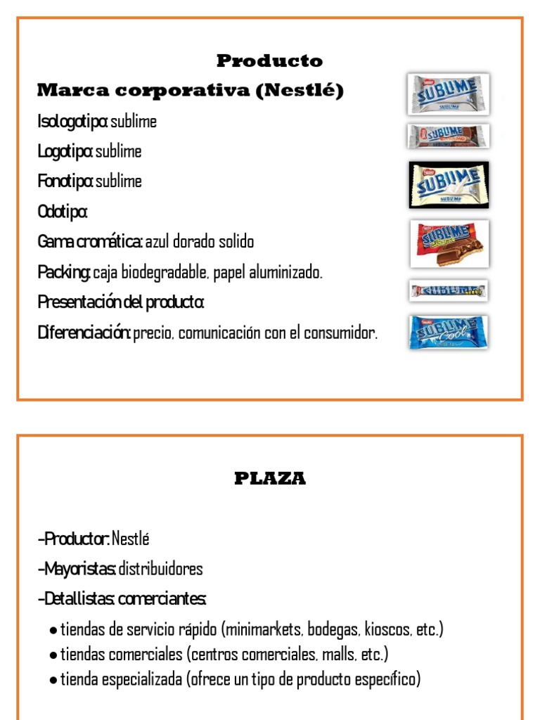 4ps Sublime | PDF | Promoción y comunicaciones de marketing | Publicidad