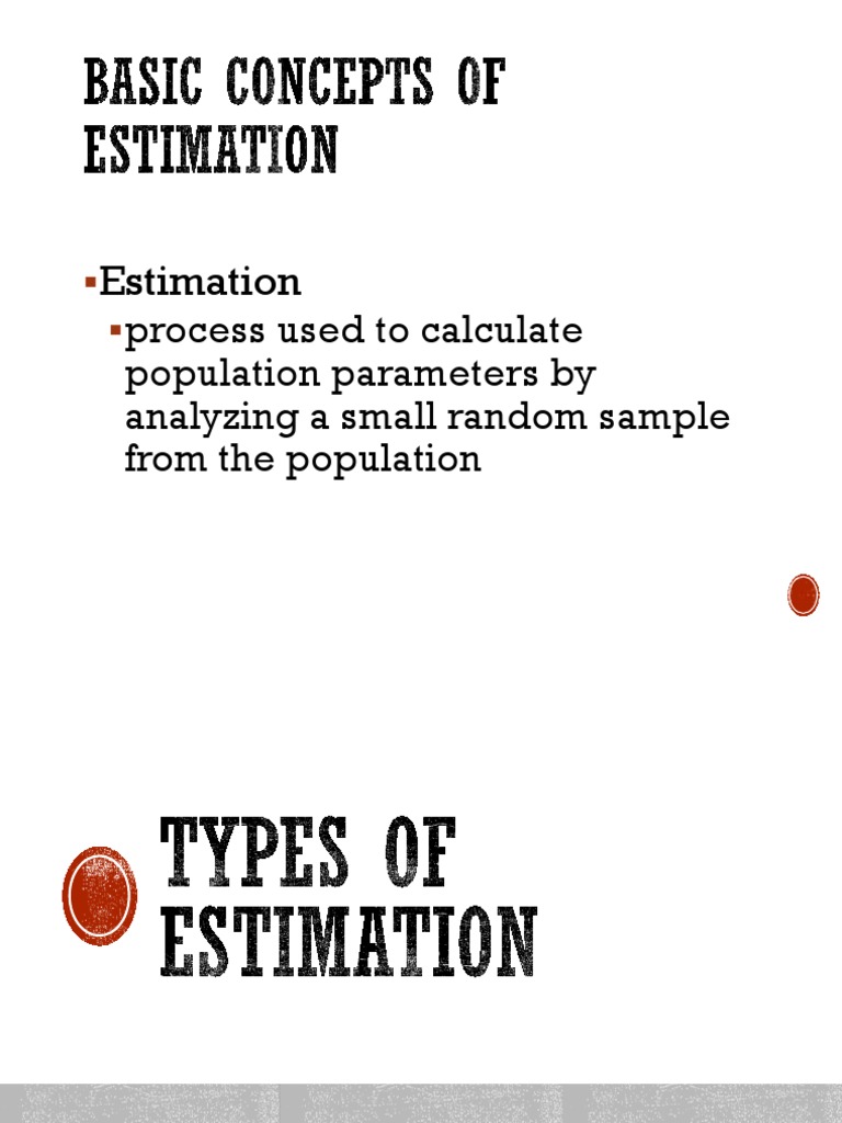 Estimation | PDF | Estimation Theory | Estimator