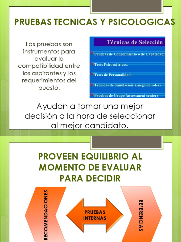 Pruebas Tecnicas y Psicologicas | PDF | Inteligencia | Las emociones
