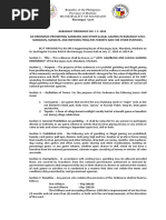 Barangay Videoke Regulation Ordinance | PDF | Public Law | Government