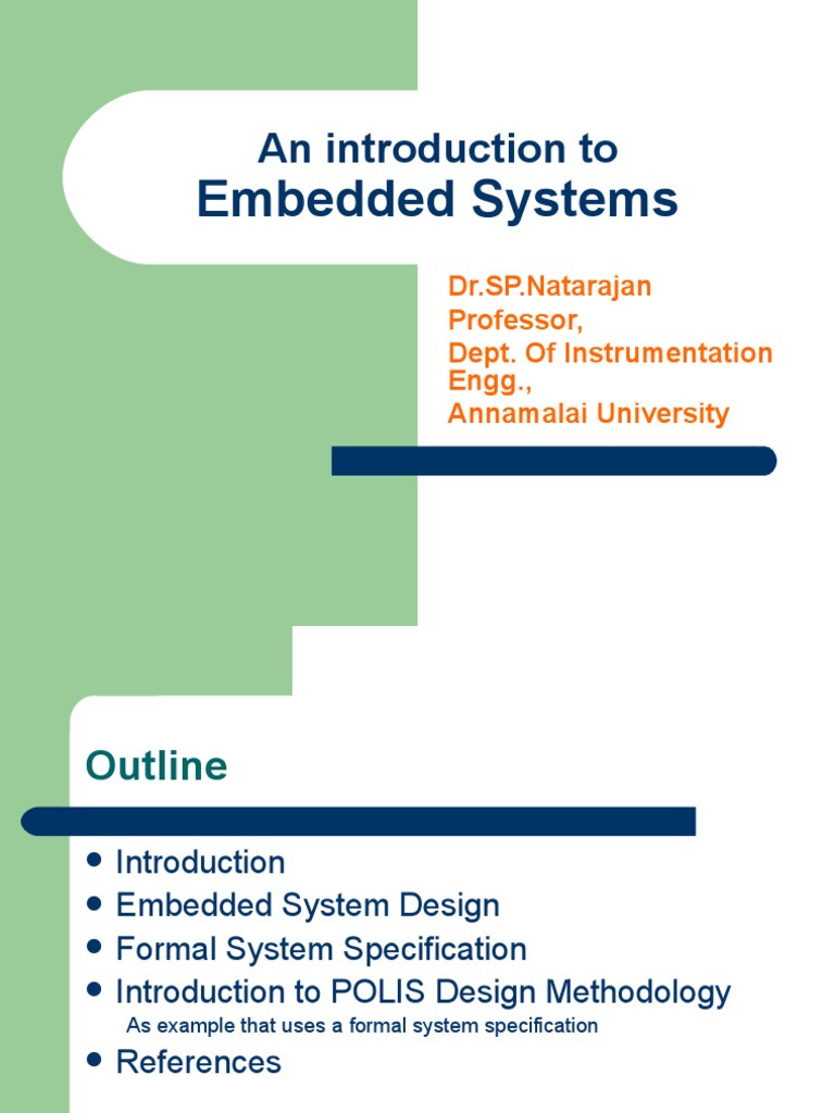 An Introduction To: Embedded Systems | PDF | Systems Engineering ...