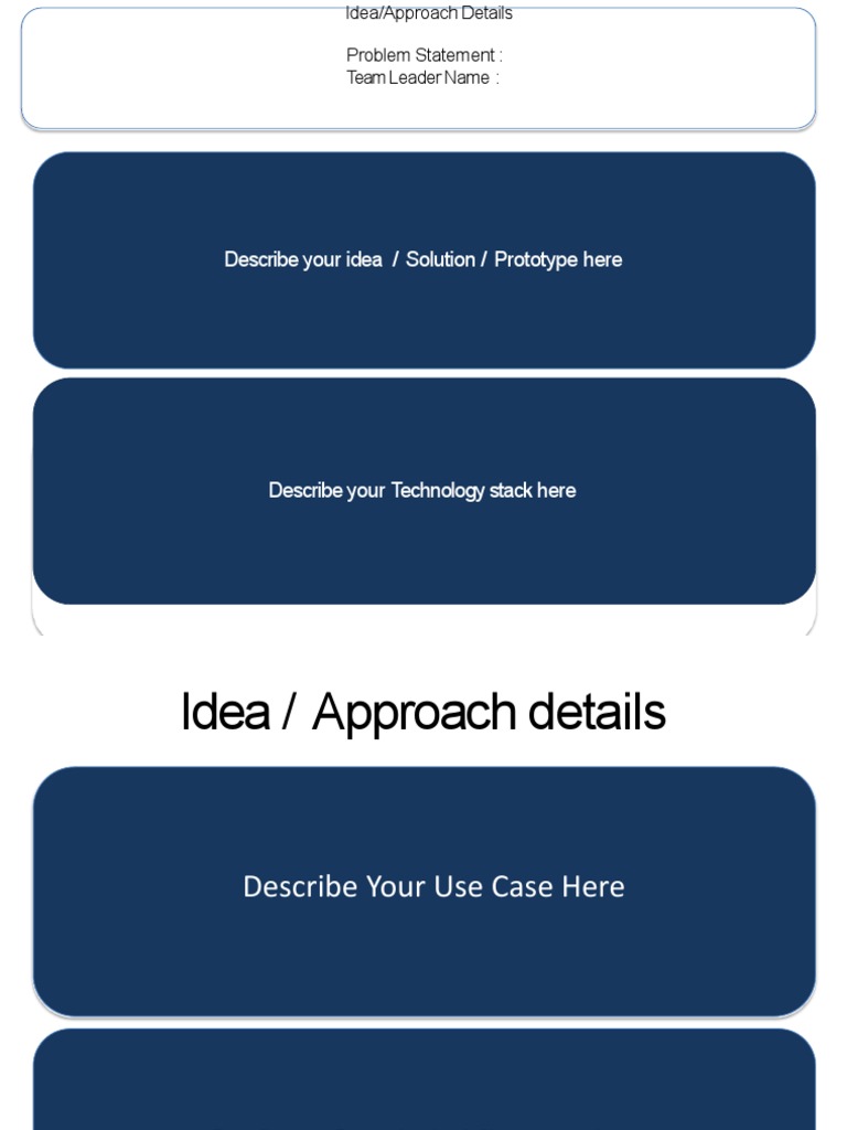 Template For Project | PDF