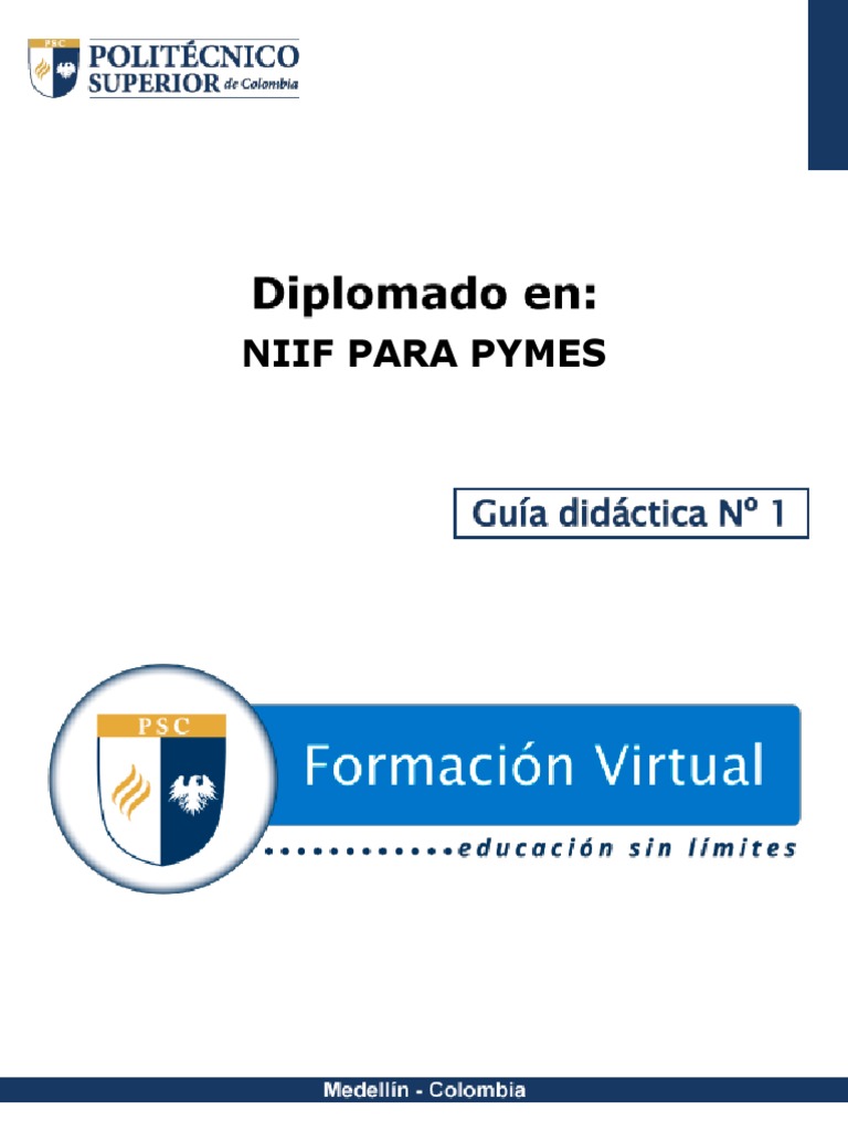GUÍA DIDÁCTICA 1 NIIF para PYMES PDF | PDF | normas internacionales de ...