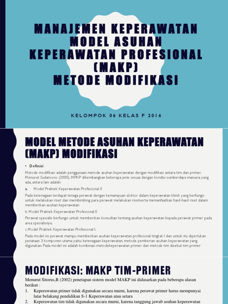 Makp Modifikasi Kel 6 | PDF