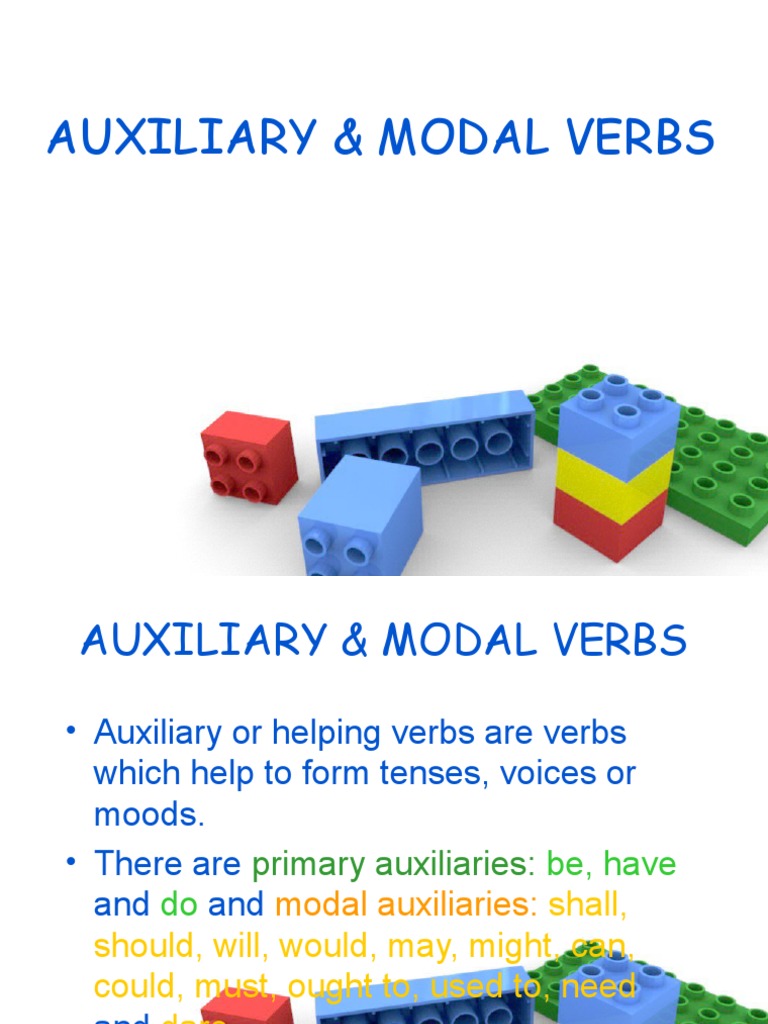 Auxiliary and Modal Verbs | PDF | Question | Verb