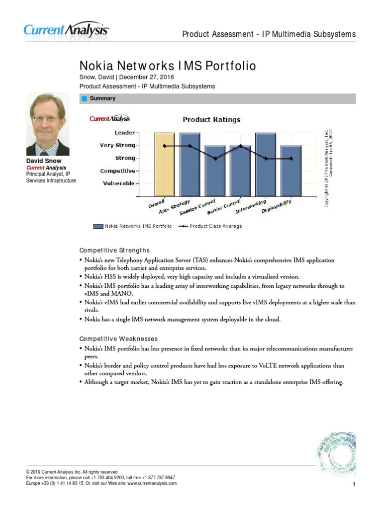 Nokia Networks IMS Portfolio PDF | PDF | Ip Multimedia Subsystem ...