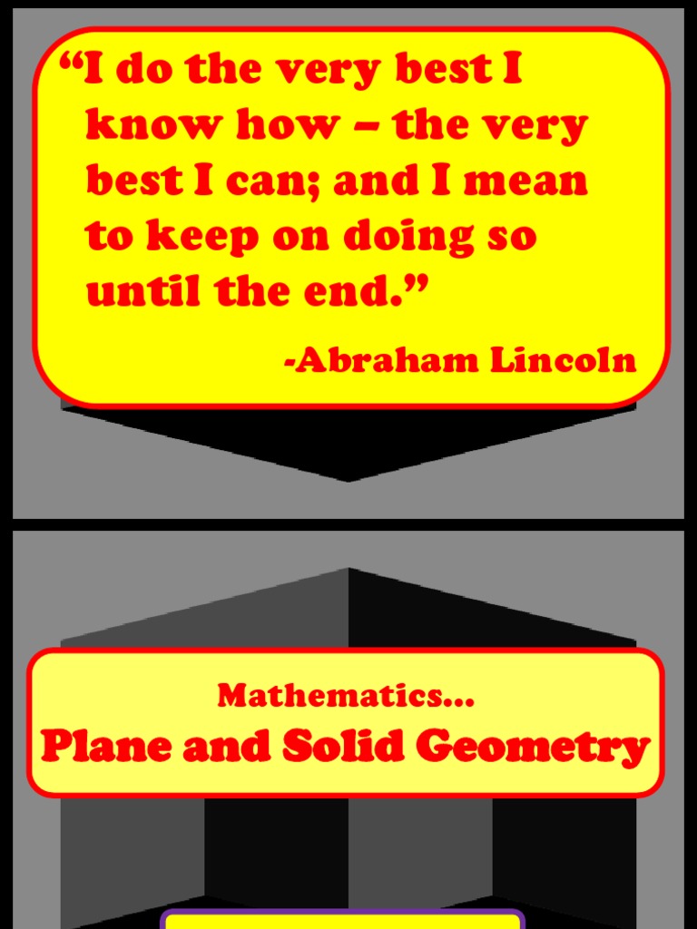 Plane and Solid Geometry | PDF | Sphere | Area