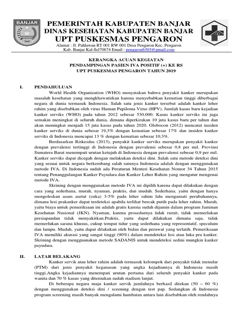 KAK IVA Pendampingan PX | PDF