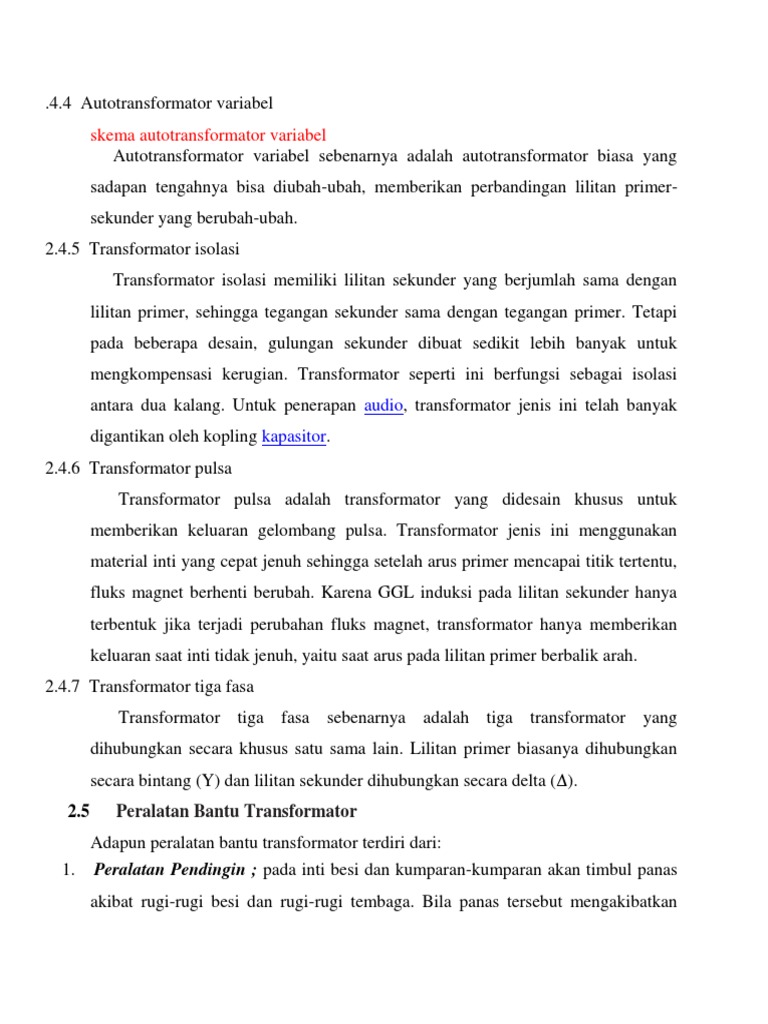 Skema Autotransformator Variabel: Audio Kapasitor | PDF | Teknologi ...