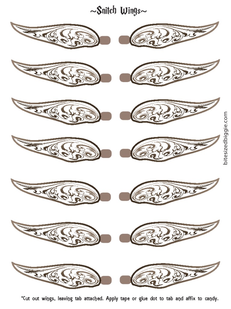 Ferrero Rocher Snitch Wings PDF | PDF