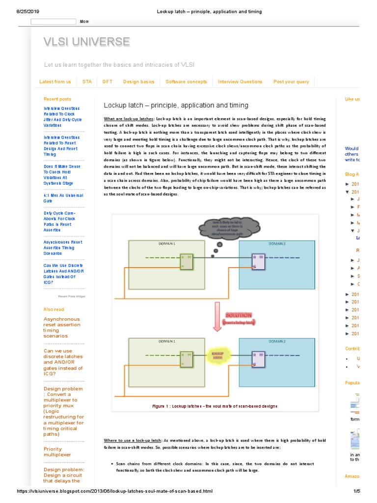 Lockup Latch | PDF | Digital Electronics | Electronics