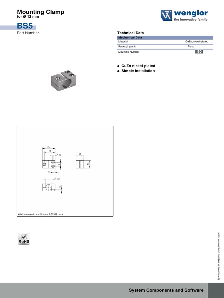 Data Sheet BS5 PDF | PDF