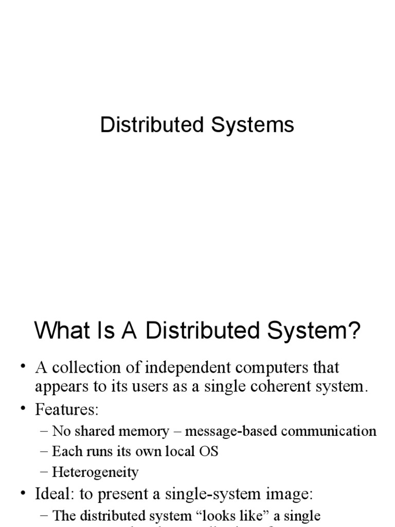 Distributed Systems | PDF | Grid Computing | Computer Cluster