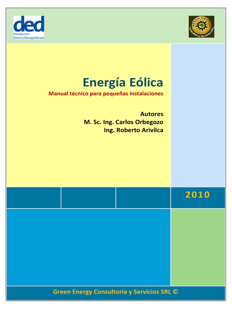 Manual Eolica | PDF | Turbina eólica | Energía eólica Manual Eolica | PDF | Turbina eólica | Energía eólica