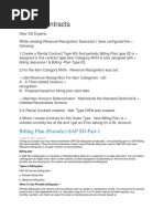 Periodic Billing Plan in SAP SD | PDF | Invoice