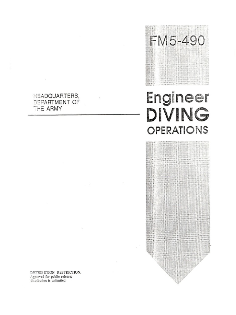 FM5-490 (92) (3) Engineer Diving Operations | PDF | Scuba Diving ...