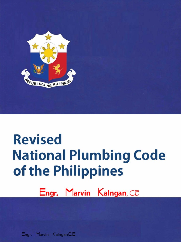Philippine Plumbing Code Guide | PDF | Plumbing | Building Code