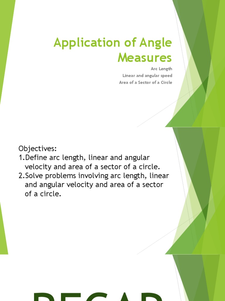Angle and Angle Measures | PDF | Angle | Speed