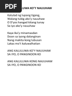 Tagalog Basic Prayers | PDF
