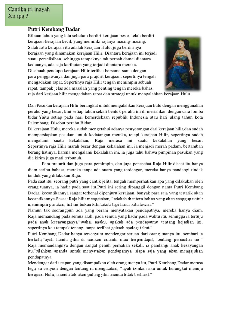 Putri Kembang Dadar | PDF