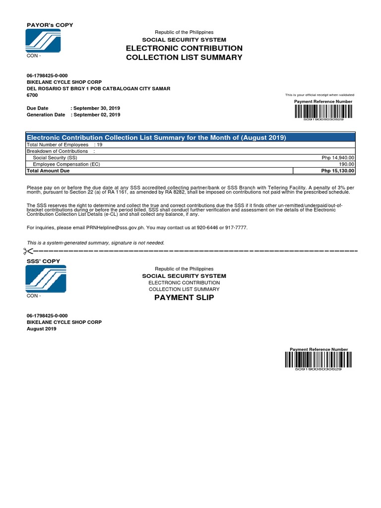 Electronic Contribution Collection List Summary | PDF | Social ...