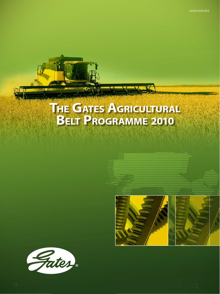 Gates Belts | PDF | Belt (Mechanical) | Bearing (Mechanical)