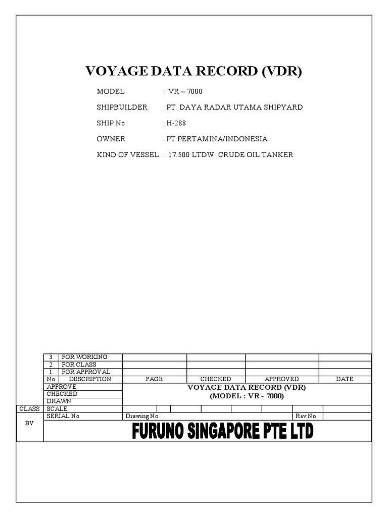 VDR PDF | PDF