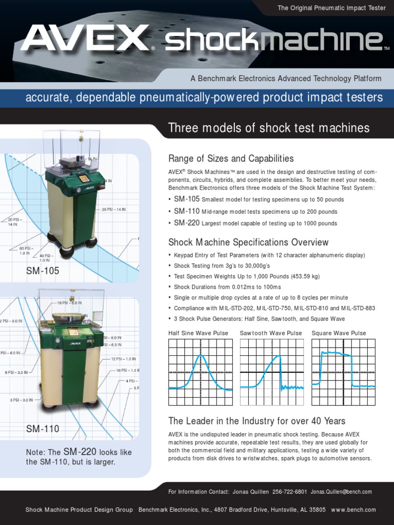 Avex Shock Machine | PDF | Machines | Brake