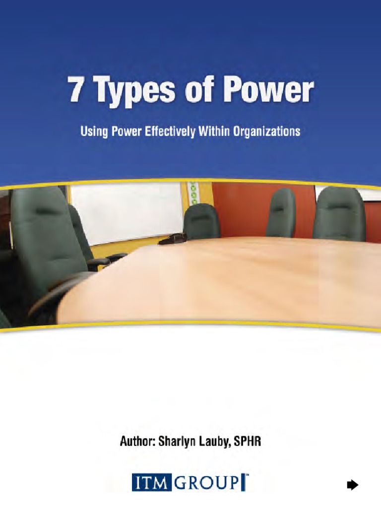 Understanding Workplace Power Types | PDF | Expert | Goal