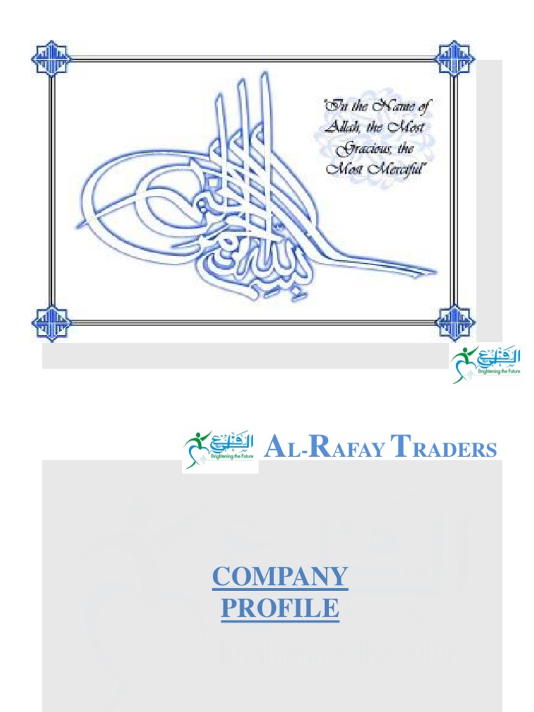 Providing Medical Solutions: Al-Rafay Traders Company Profile | PDF ...