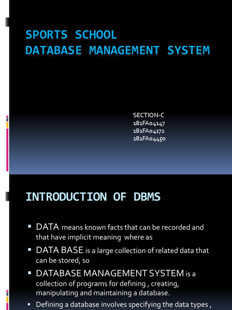 Sports | PDF | Databases | Information Science