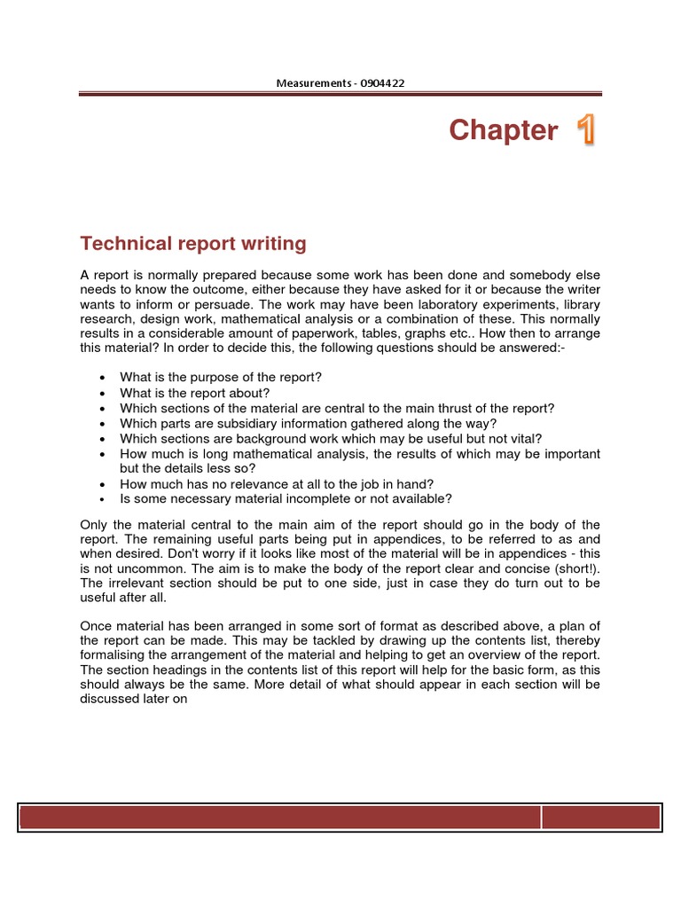 Technical Report Writing | PDF | Proofreading | Page Layout