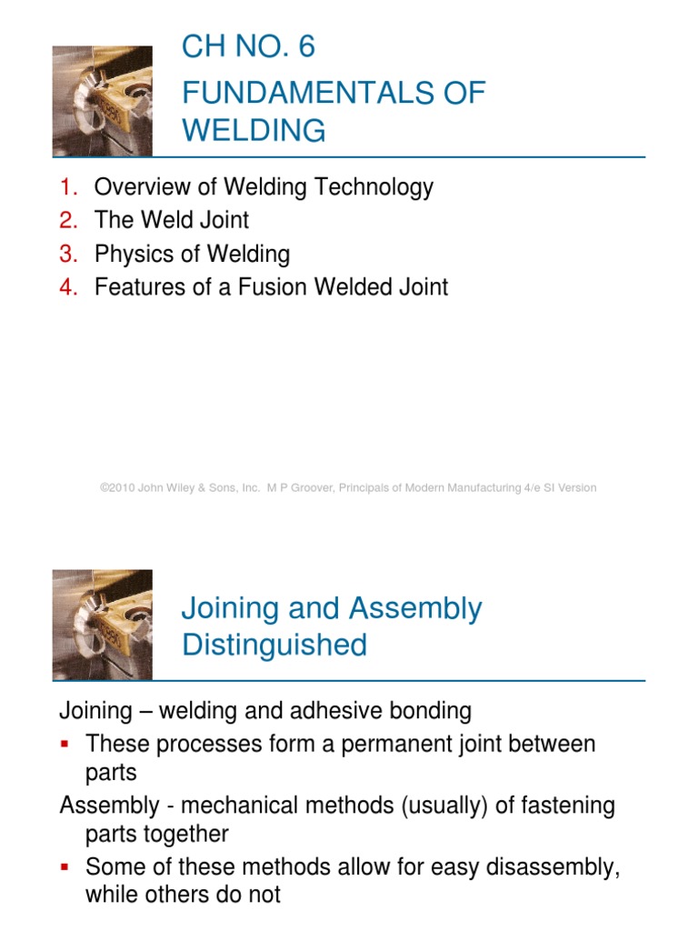 Unit 4 Fundamentals of Welding | PDF | Welding | Construction