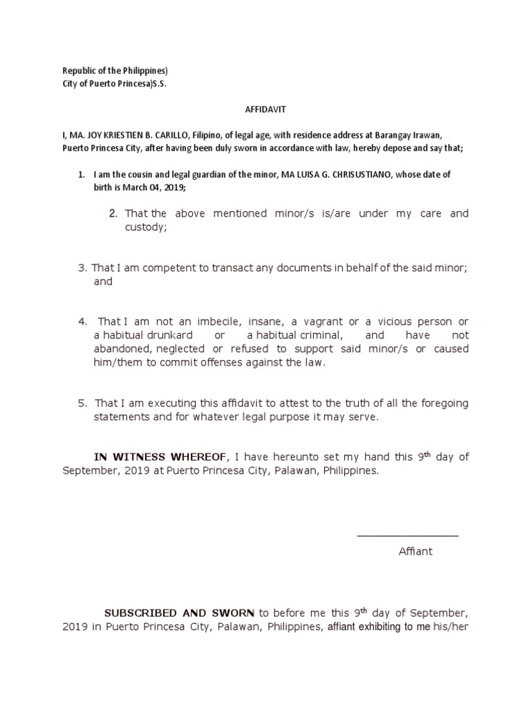 IN WITNESS WHEREOF, I Have Hereunto Set My Hand This 9 | PDF