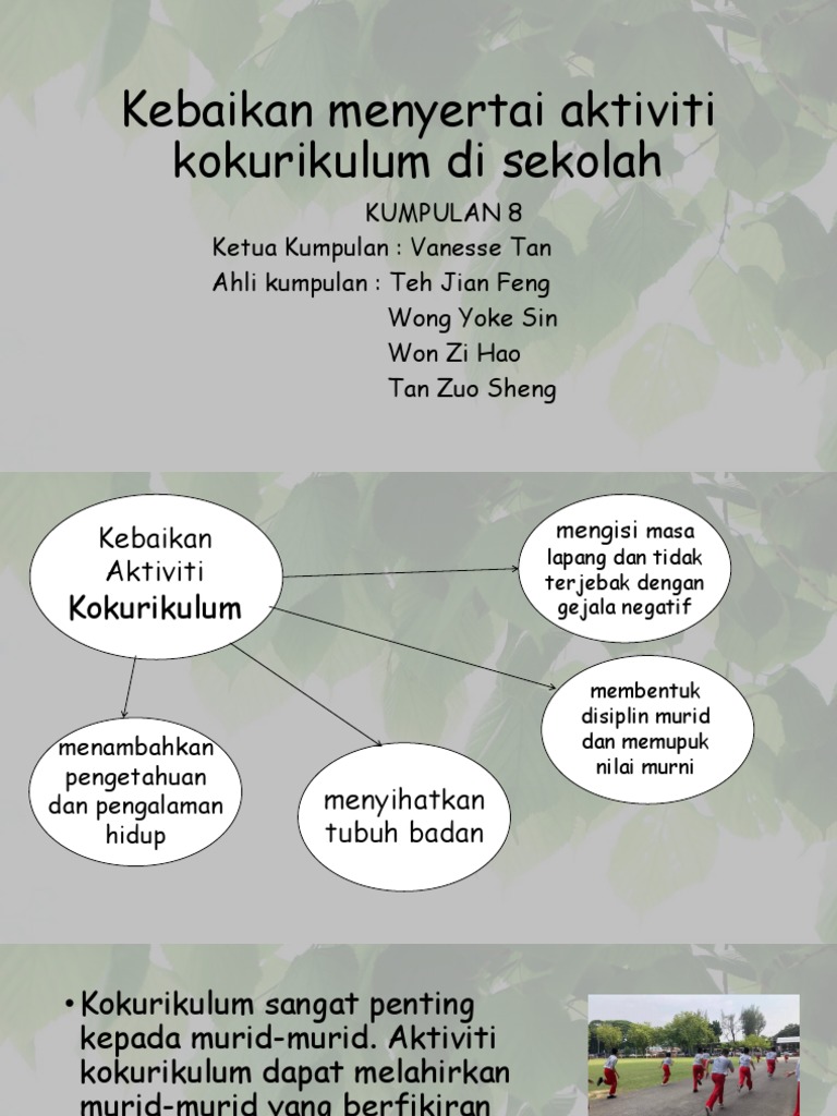 Kebaikan Aktiviti Kokurikulum | PDF