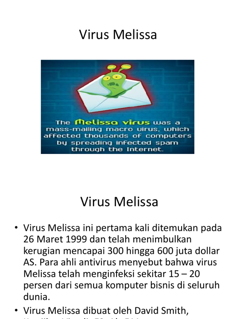 Virus Melissa Pdf