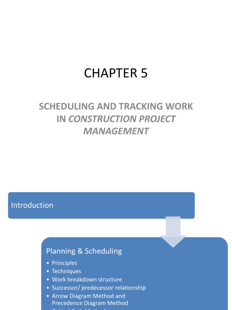 Scheduling and Tracking Work | PDF | Projects | Project Management