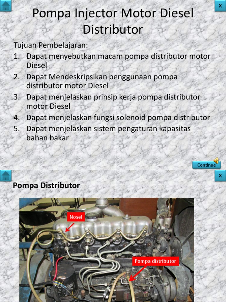 Pompa Injector Motor Diesel Distributor | PDF | Diesel Engine | Distributor