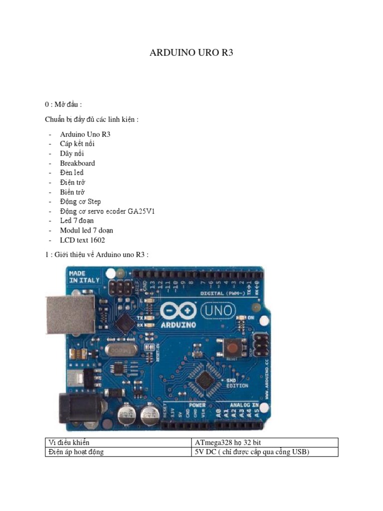 Arduino Uro R3 | PDF