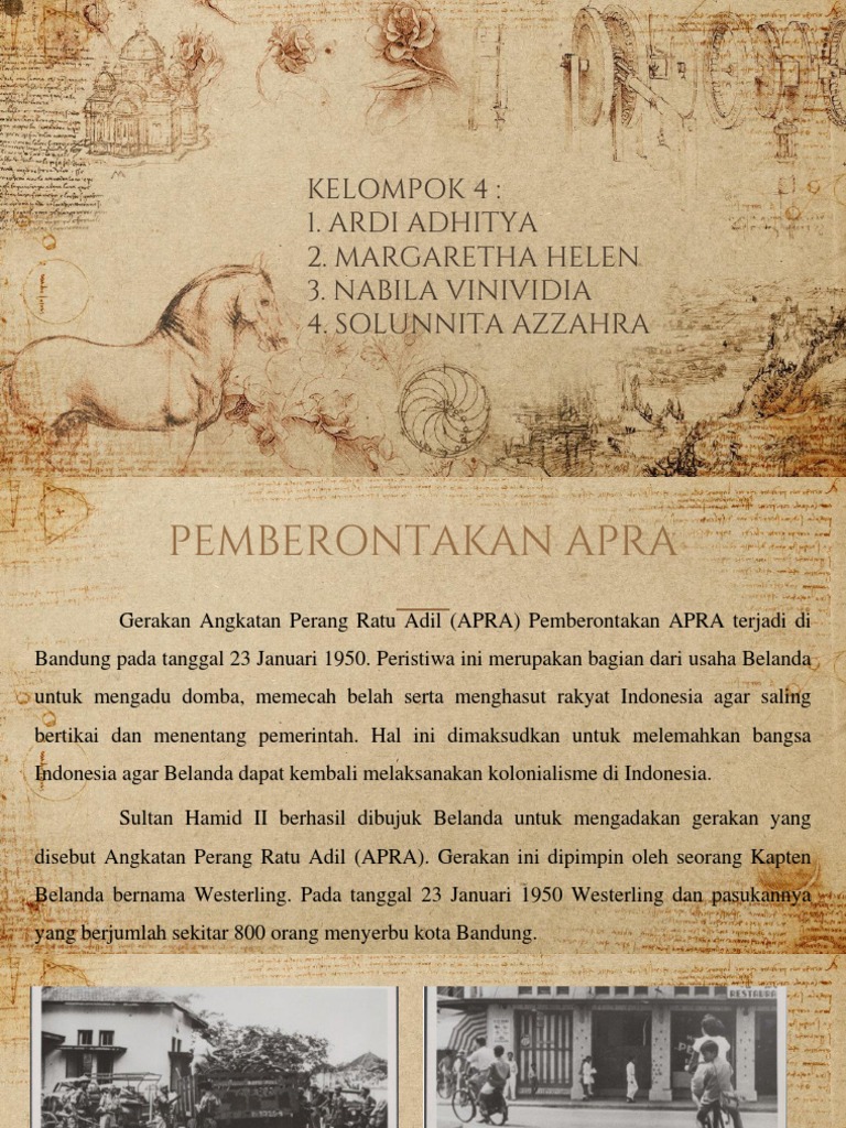 Pemberontakan APRA di Bandung | PDF | Politik | Sejarah