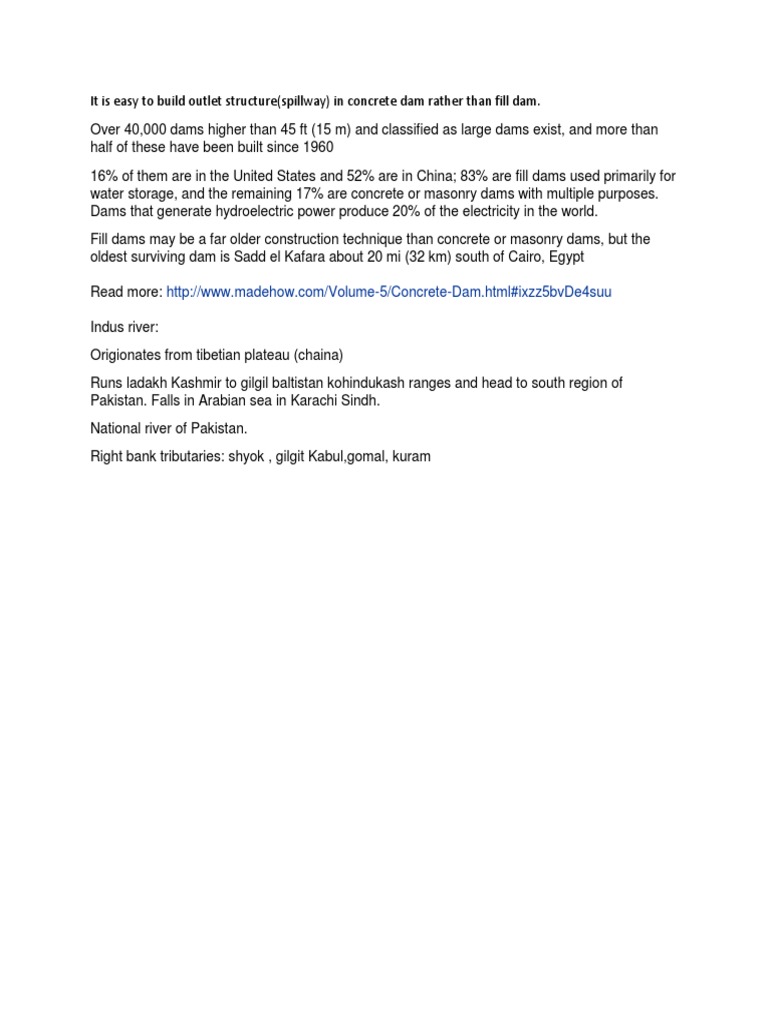 It Is Easy To Build Outlet Structure | PDF