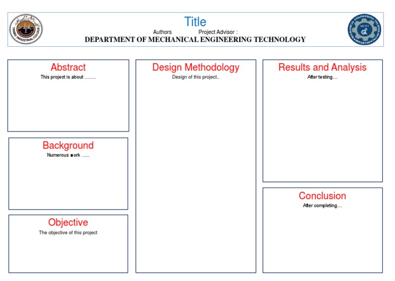 Department of Mechanical Engineering Technology: Design Methodology ...