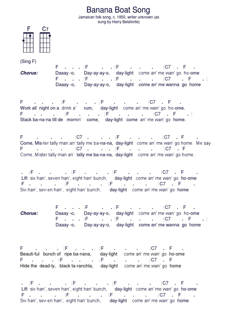 BANANa Boat | PDF | Popular Music | Songs