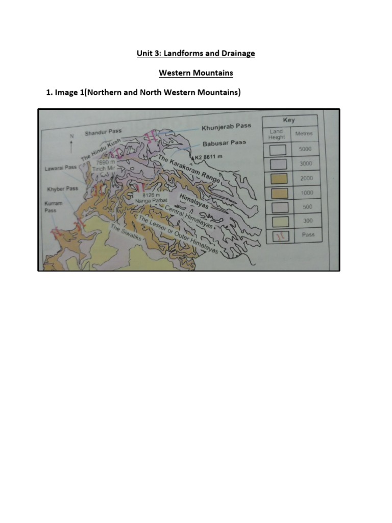 Western Mountains: Landforms Overview | PDF