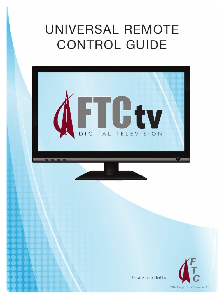 Universal Remote Control Guide: Service Provided by | PDF | Remote ...